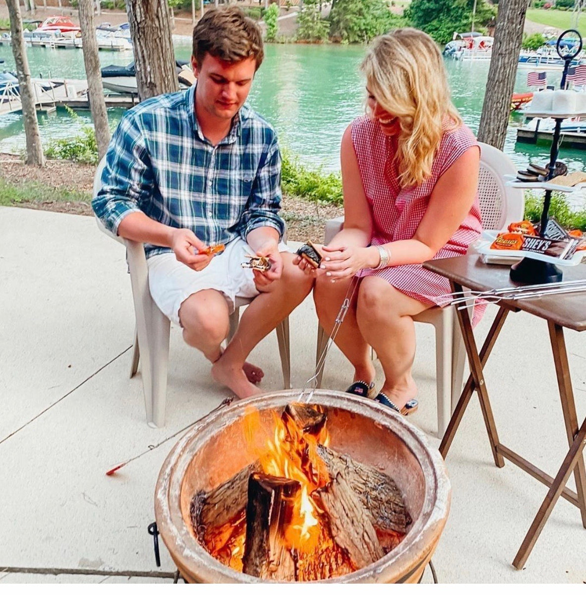 The Milton Dress in Summer Weekend Gingham – Pixie Co