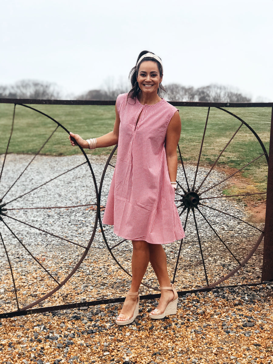 The Milton Dress in Summer Weekend Gingham – Pixie Co